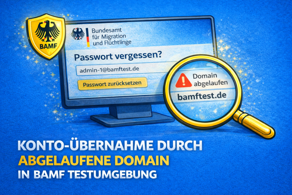Sicherheitsprobleme in Delegierter Benutzerverwaltung des BAMF